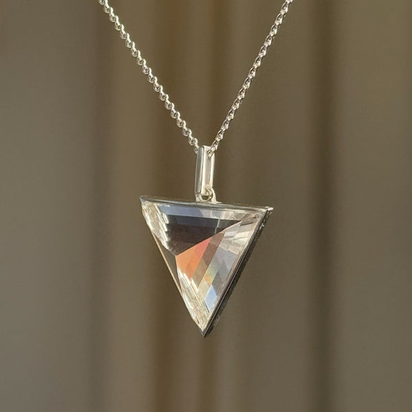 CLEAR QUARTZ GROUNDING GUARDIAN SILVER (CLASSIC) – Rock + Raw Jewellery